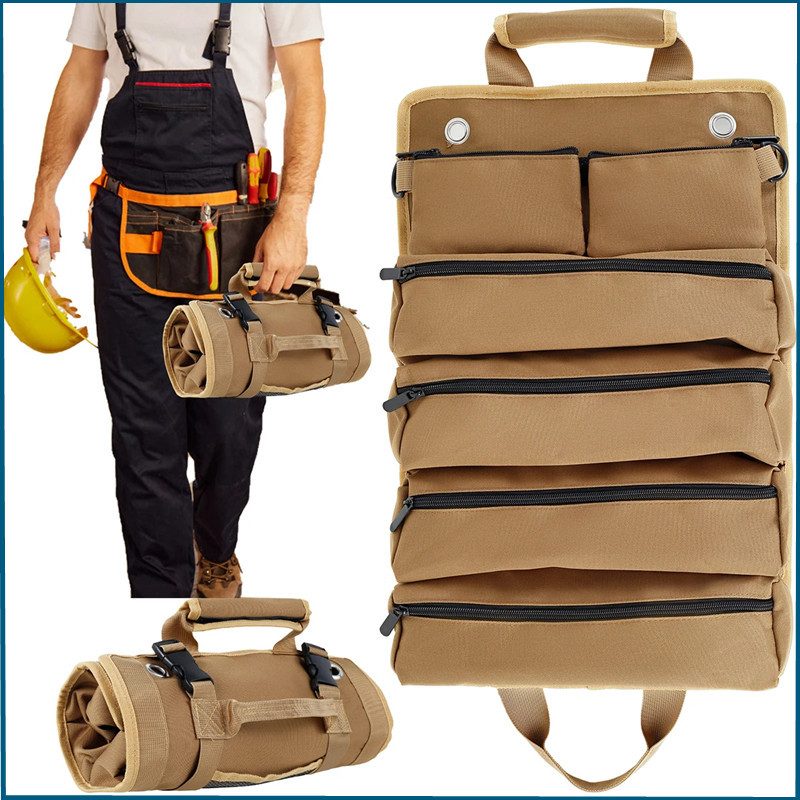 [SG SELLER LOCAL STOCK] Roll Up Tool Bag - Multi-Purpose, Easy Time ...