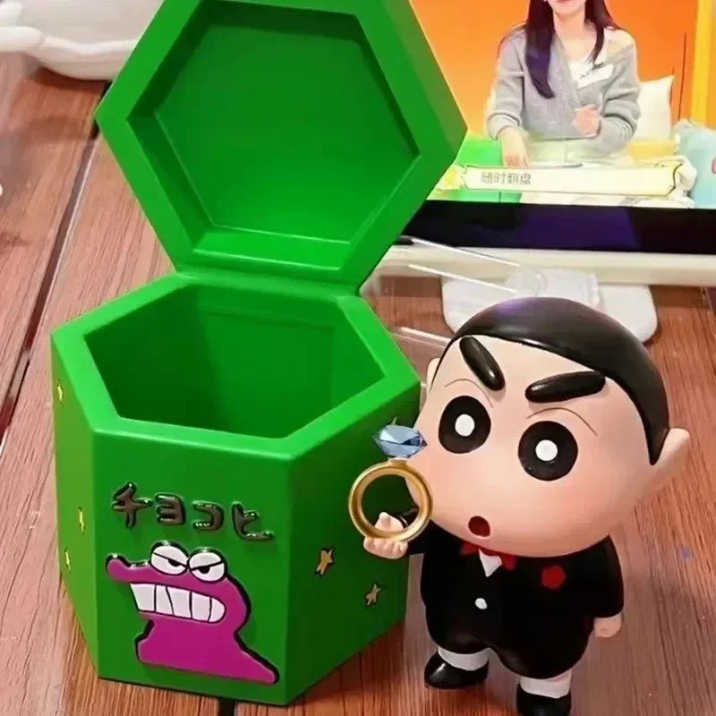 Crayon Shin Chan Figure Kawaii Shin Chan Doll Desk Decoration Car ...
