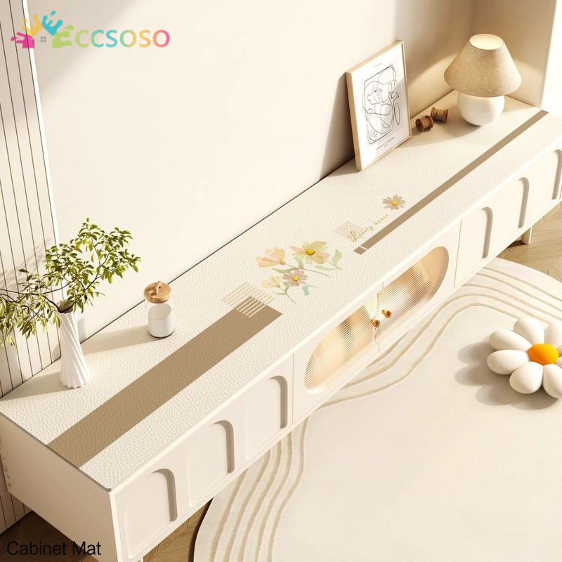 TV Cabinet Table Mat Long Waterproof Tablecloth Light Luxury High-end ...