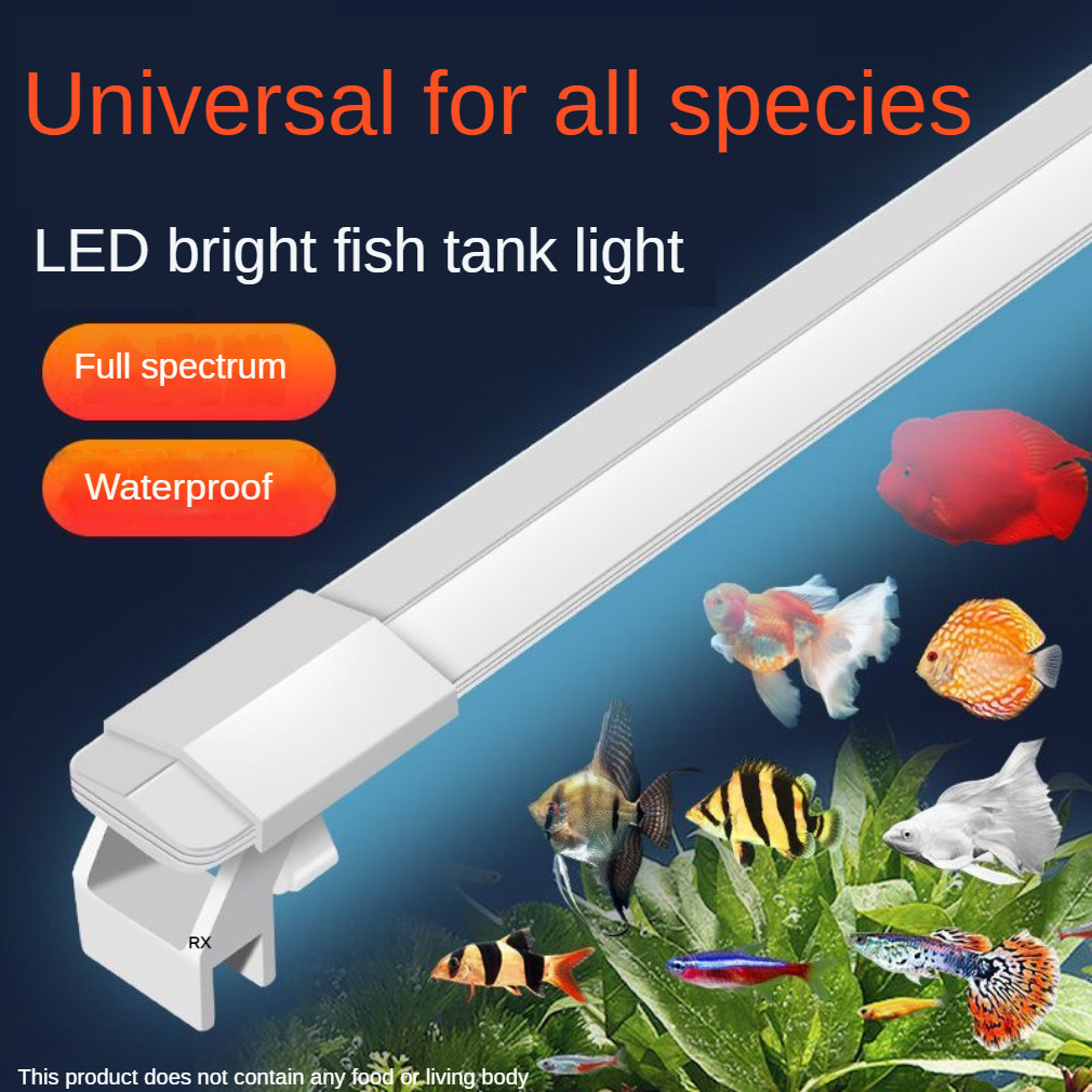 Super Bright LED Fish Tank Light Waterproof Lighting Bracket Light ...