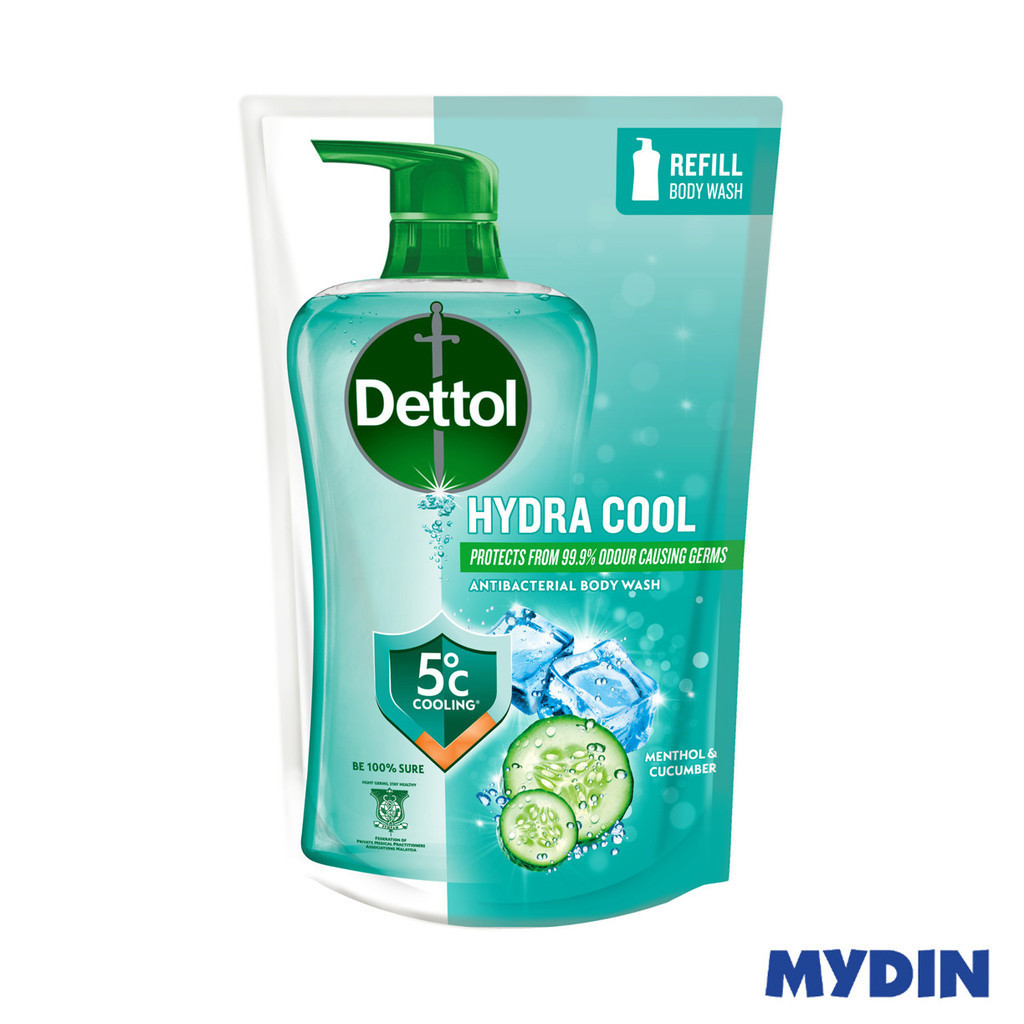Dettol Bodywash Refill (800g) - Hydra Cool | Shopee Singapore