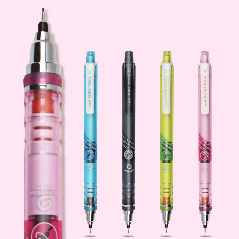 Japan UNI Mechanical Pencil M5-450T Kuruto Plus Lead Core Automatic ...