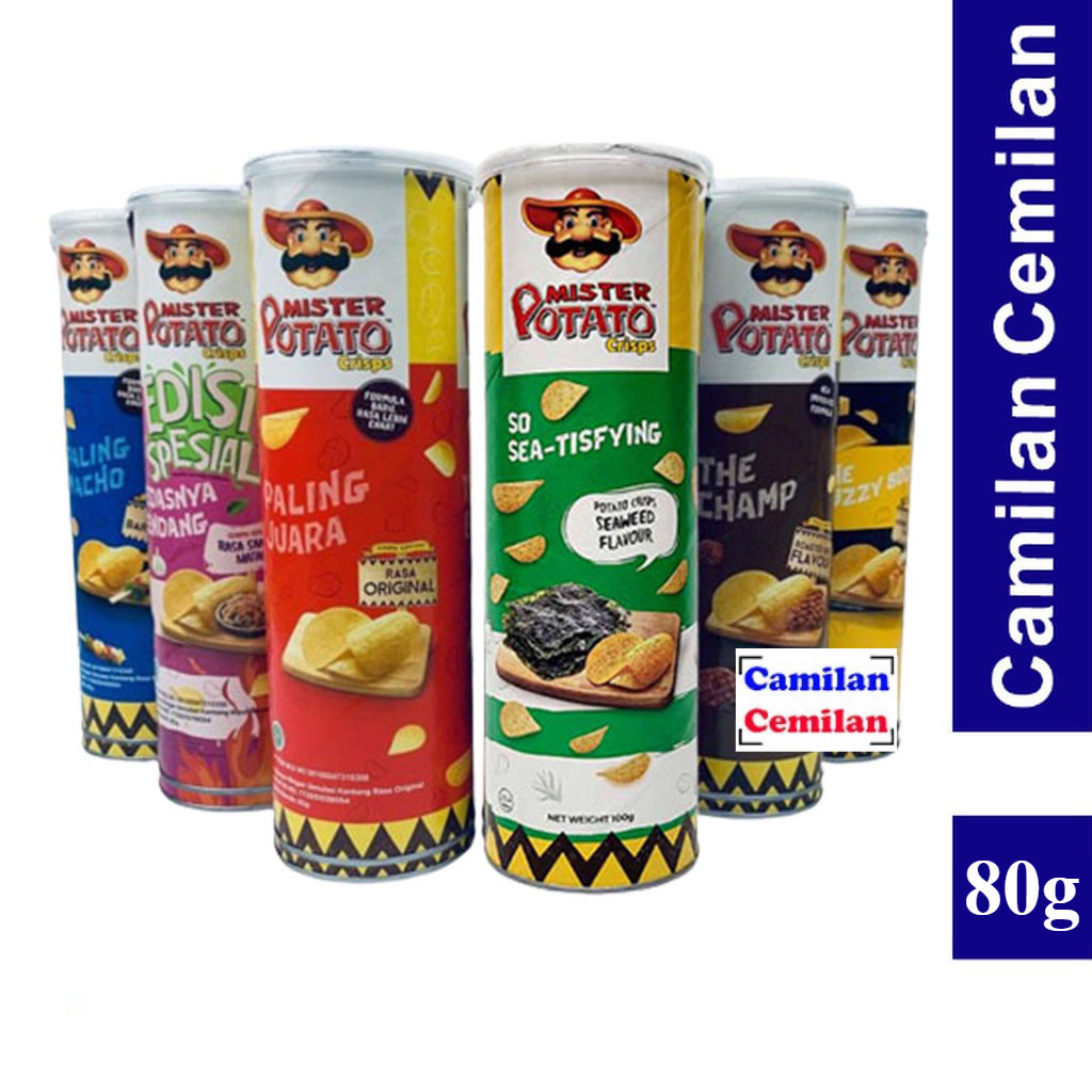 Mister Potato / Mr Potato Crips Potato Chips 80 gr | Shopee Singapore