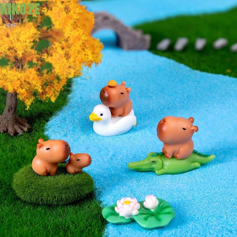 KIKO2E Capybara Figure Toys, Animals Capibara Figure Simulation ...