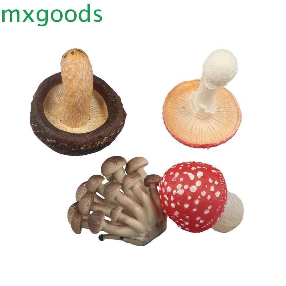 MXGOODS Fungus Figurines, Vegetable Model Matsutake Oyste Simulation ...