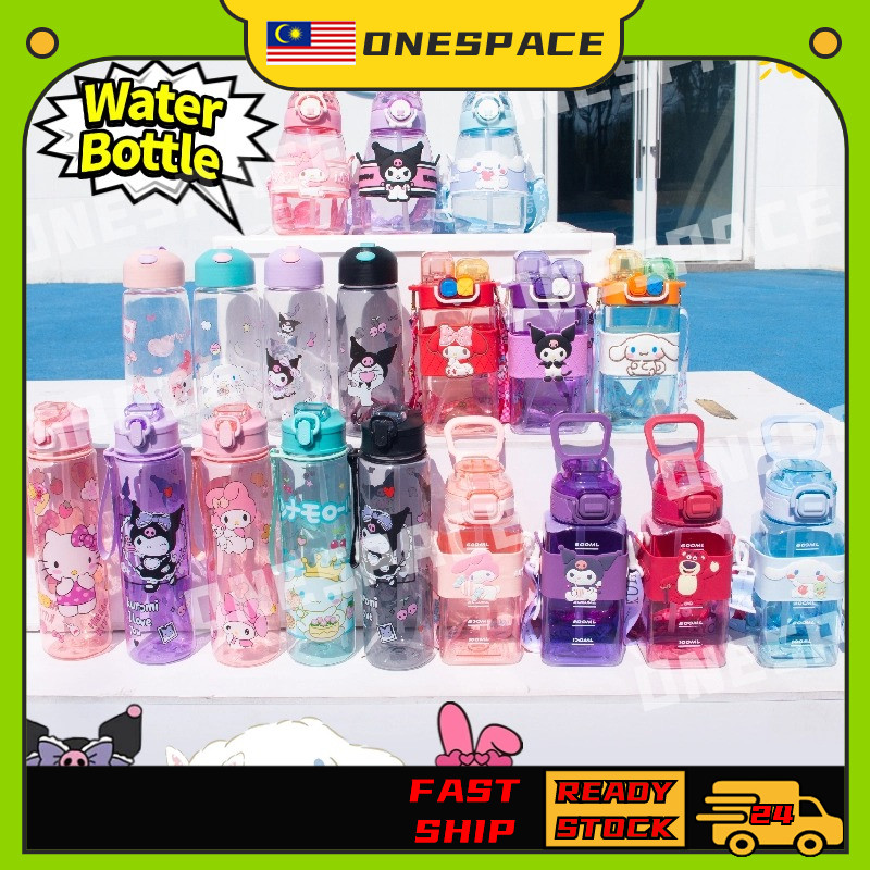 Botol Air Kuromi Capybara Bottle Kids Straw Bpa Free Botol Air Sanrio ...