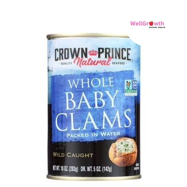 Crown Prince - Clams, Whole Baby Clams in Water (10oz) | Shopee Singapore
