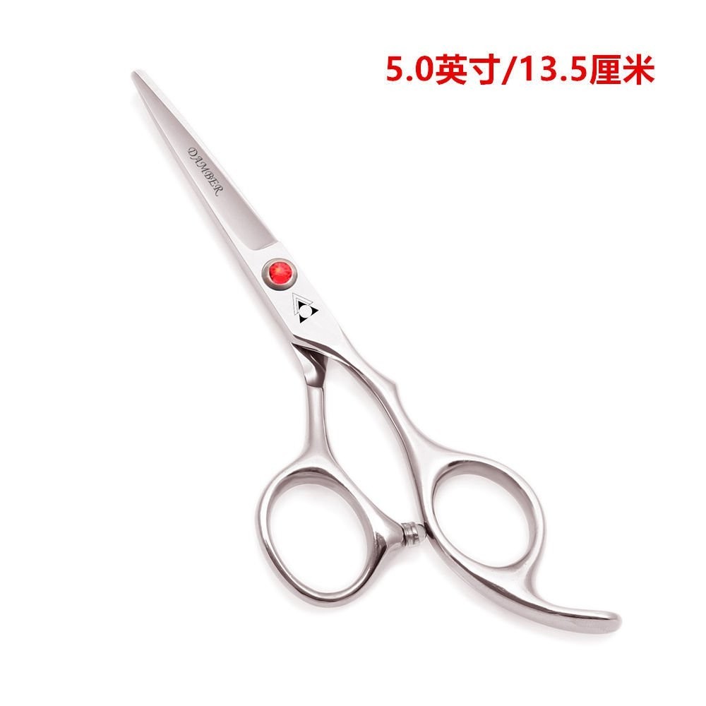 QY^Genuine Goods Red Diamond5Inch Scissors Hairdressing Scissors Fringe ...