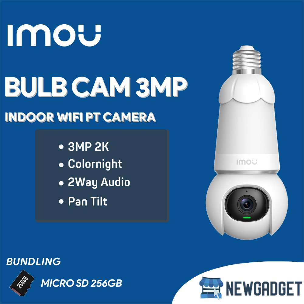 IMOU IPC-S6DP-3M0WEB BULB CAM 3MP 2K COLORNIGHT WIFI PT BULB CAMERA ...