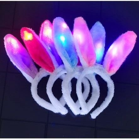 Scaff LED Rabbit Headband Scarf Toy / Skarf Rambut Lampu Kanak-kanak ...