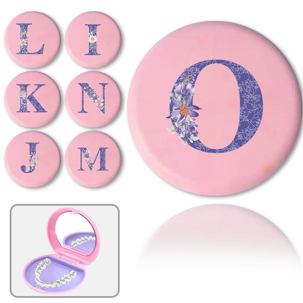 Teeth Box Denture Storage Case Portable Orthodontic Retainer Mirror ...