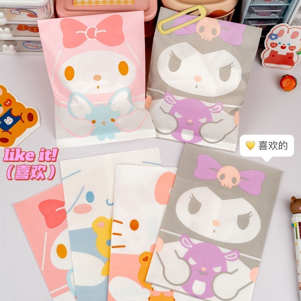 Sanrio Printed Paper Bag Flat Multipurpose Paper Bag Packaging ...