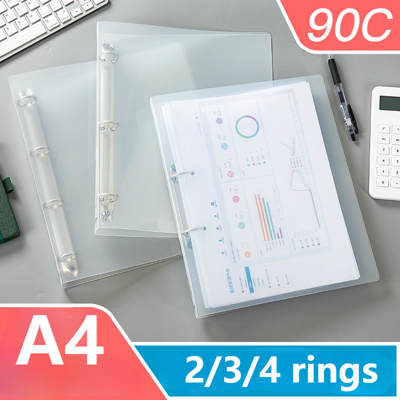 Refillable 2/3 /4 Ring Notebook Binder, Binder Notebook, Classical ...