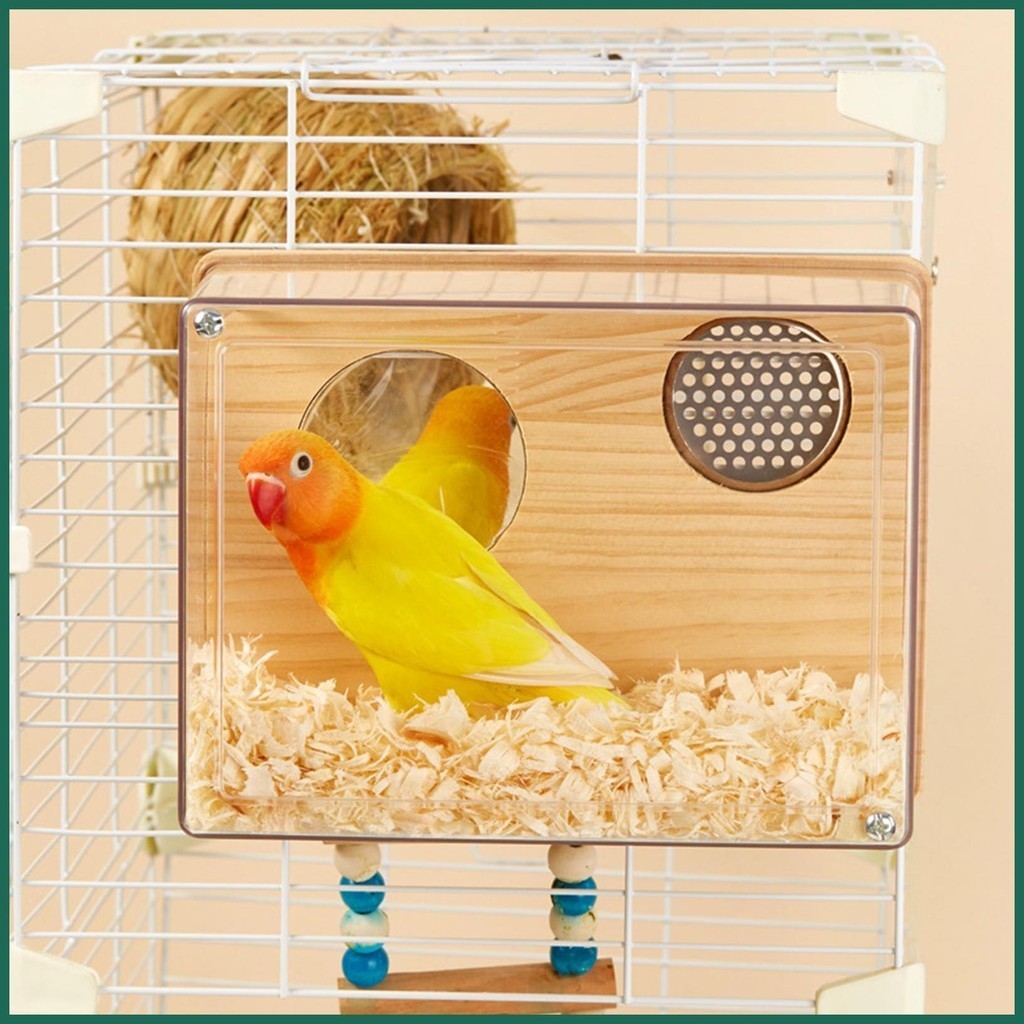 Bird Nest Budgie Breeding Box Parakeet Nesting Box Bird Breeding Box ...