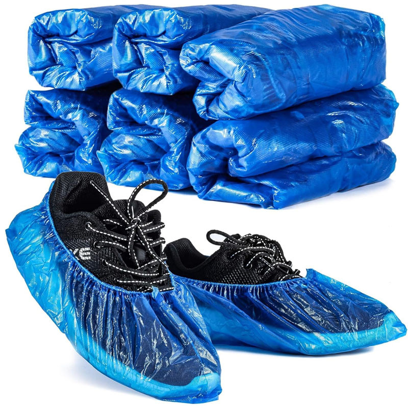 100pcs Shoe Cover Disposable Anti Slip Shoe Cover Non Woven & Plastic ...