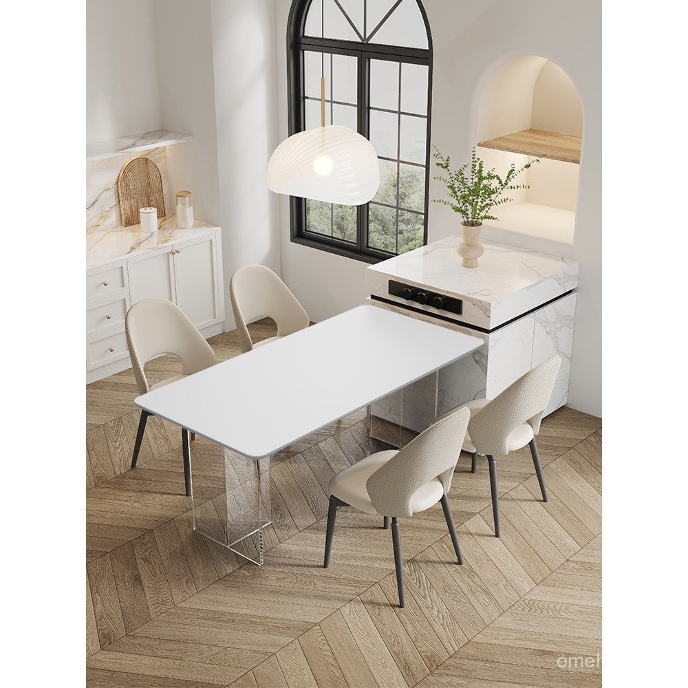 Genovese Kitchen Island Stone Plate Dining Tables and Chairs Set Modern ...