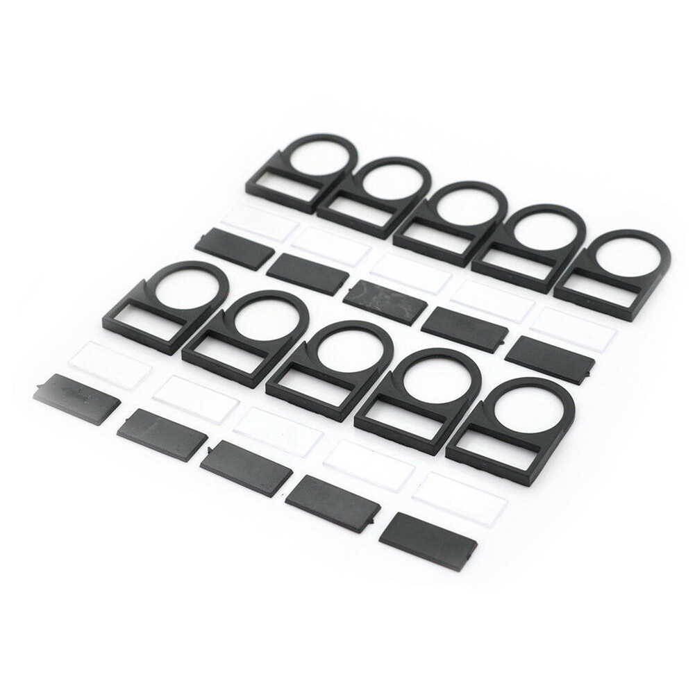 【Blink】10pcs Push Button Switch Panel Label Frame Push Button Mounting ...
