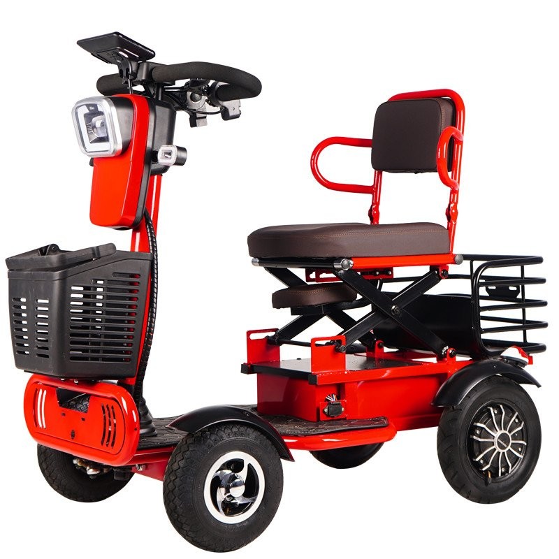 Minibus Q60Elderly Mobility Scooter Small Household Four-Wheel Electric ...