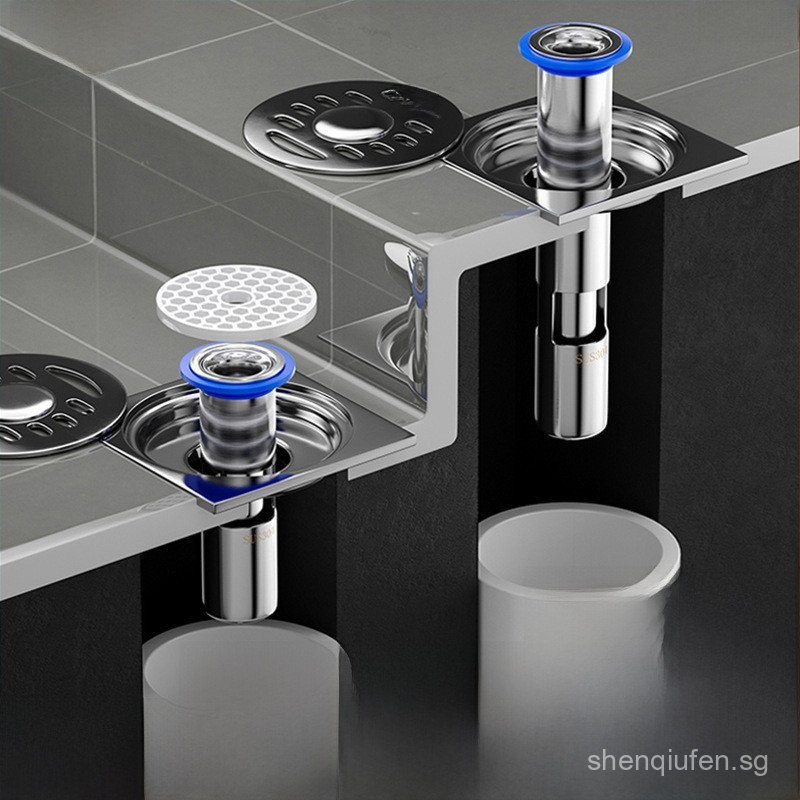 Stainless Steel Floor Drain Cover Bathroom Floor Drain Filter Net ...