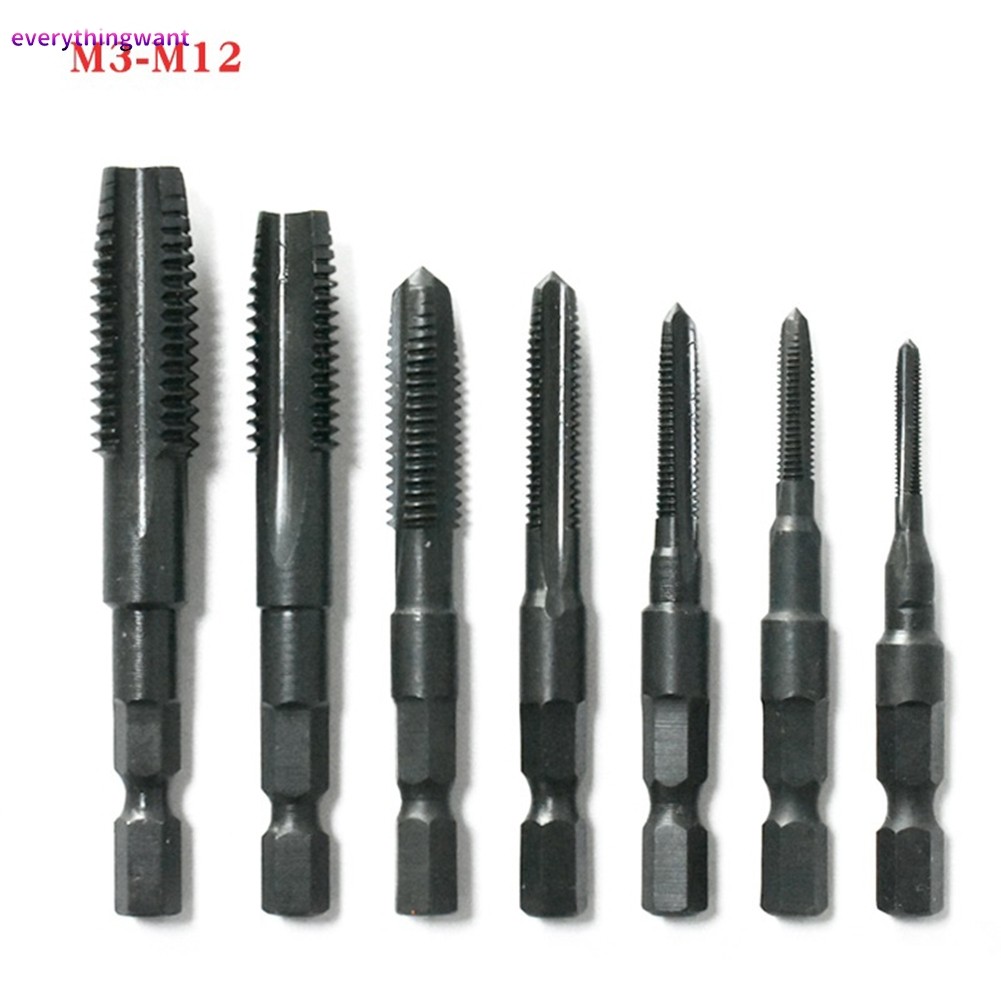 Tap Drill Bit Hex Shank Screw Thread Bit Compound Tap For M3 M5 M6 M8 ...