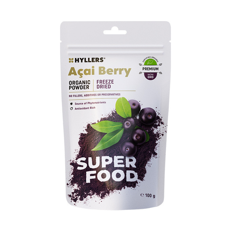 Finland Hyllers Pure Freeze-Dried Acai Berry Powder Anthocyanin Oral ...