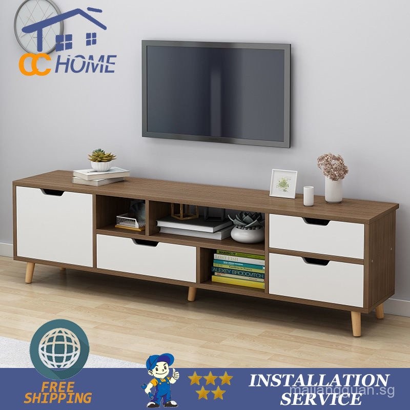 CZXD TV Console Cabinet Set Tea Table Storage Cabinet Combination ...