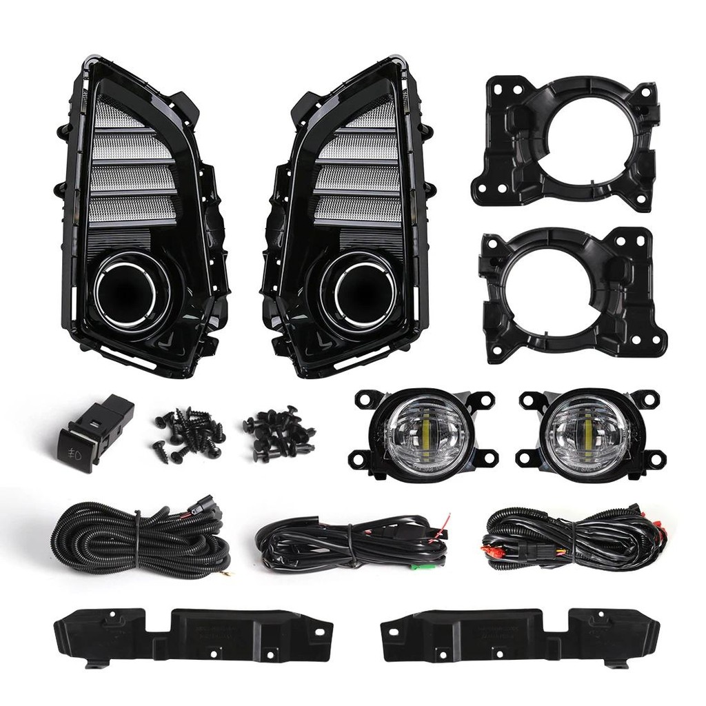 DLAA Led Fog Lamp DRL For Toyota Yaris Ativ Vios 2022 2023 Daytime ...