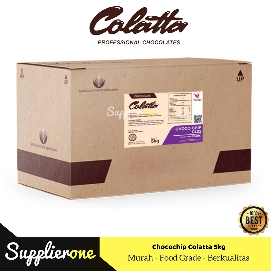 Colatta Choco Chips 5kg / Choco Chips Chocolate Colatta / Choco Chips ...