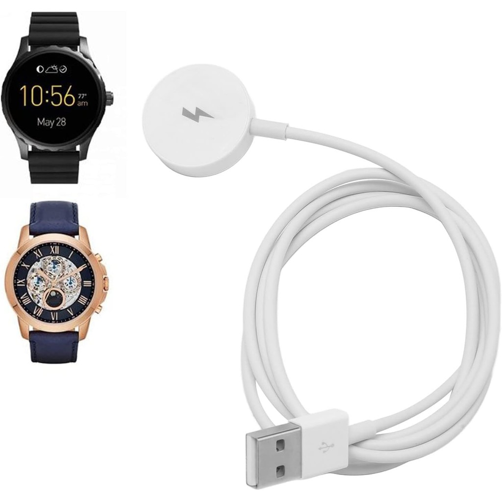 Magnetic Smart Watch Charger for Fossil 1 2 3,Fast Charging Smartwatch ...