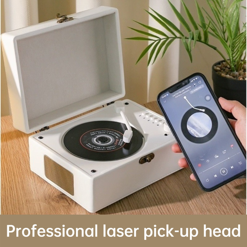 Retro Multifunctional Box CD Player Portable Bluetooth Charging Audio ...