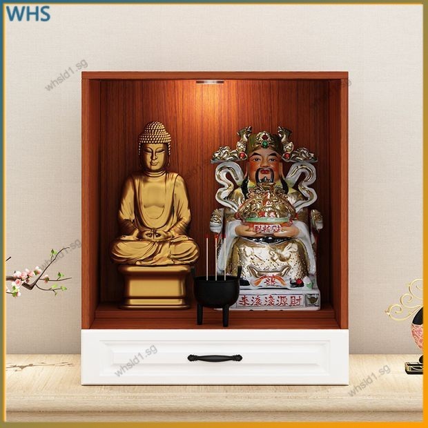 Buddha altar cabinet Buddha niche Buddha table small offering table ...