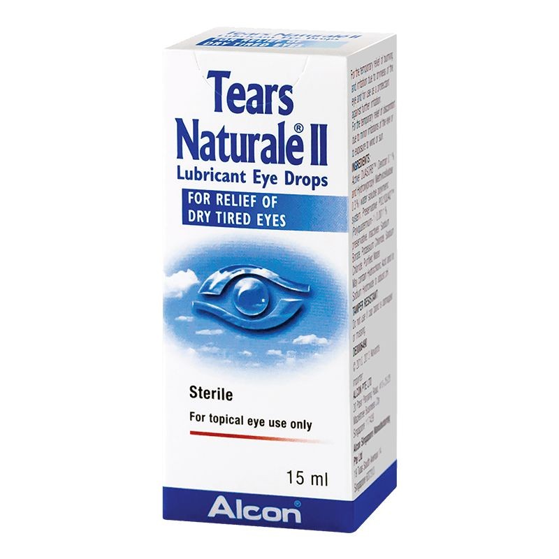 Alcon Tears Natural II Lubricant Eye Drops, 15ml . | Shopee Singapore