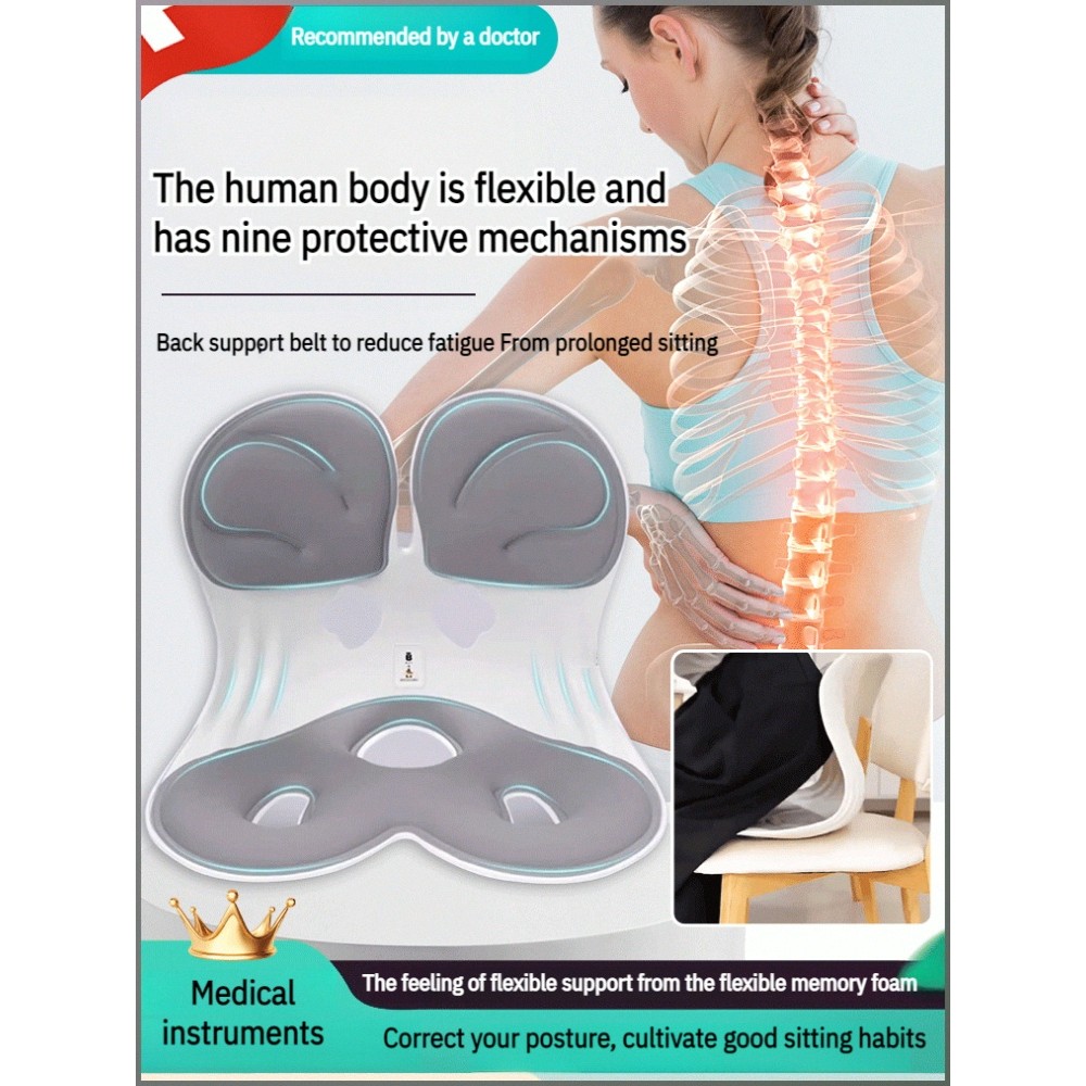 Lumbar Support Chair Office Furniture Adjustable Relief of Back Pain ...