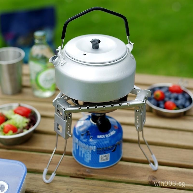 Outdoor Hiking Travel Camping Stove Stand Outdoor Camping Cookware Pot ...