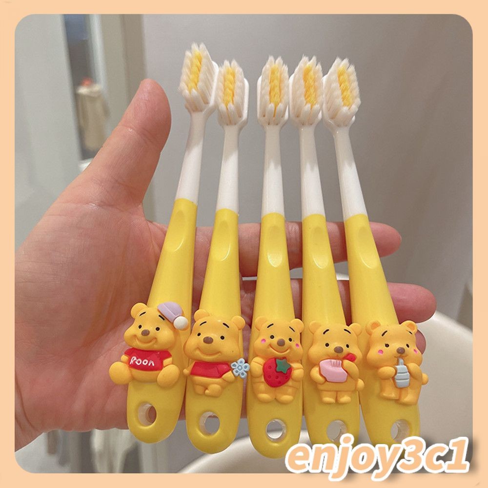 Winnie The Pooh Toothbrush Deep Oral Cleaning Cartoon Boys Girls Baby ...
