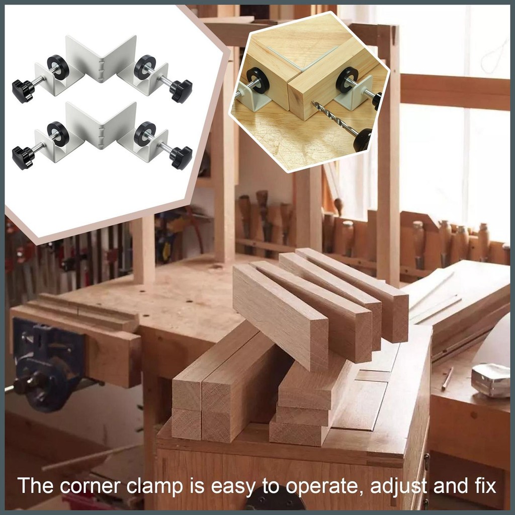 Right Angle Clamp Metal 90 Degree Angle Clamps T-Shaped Clamping Tool ...