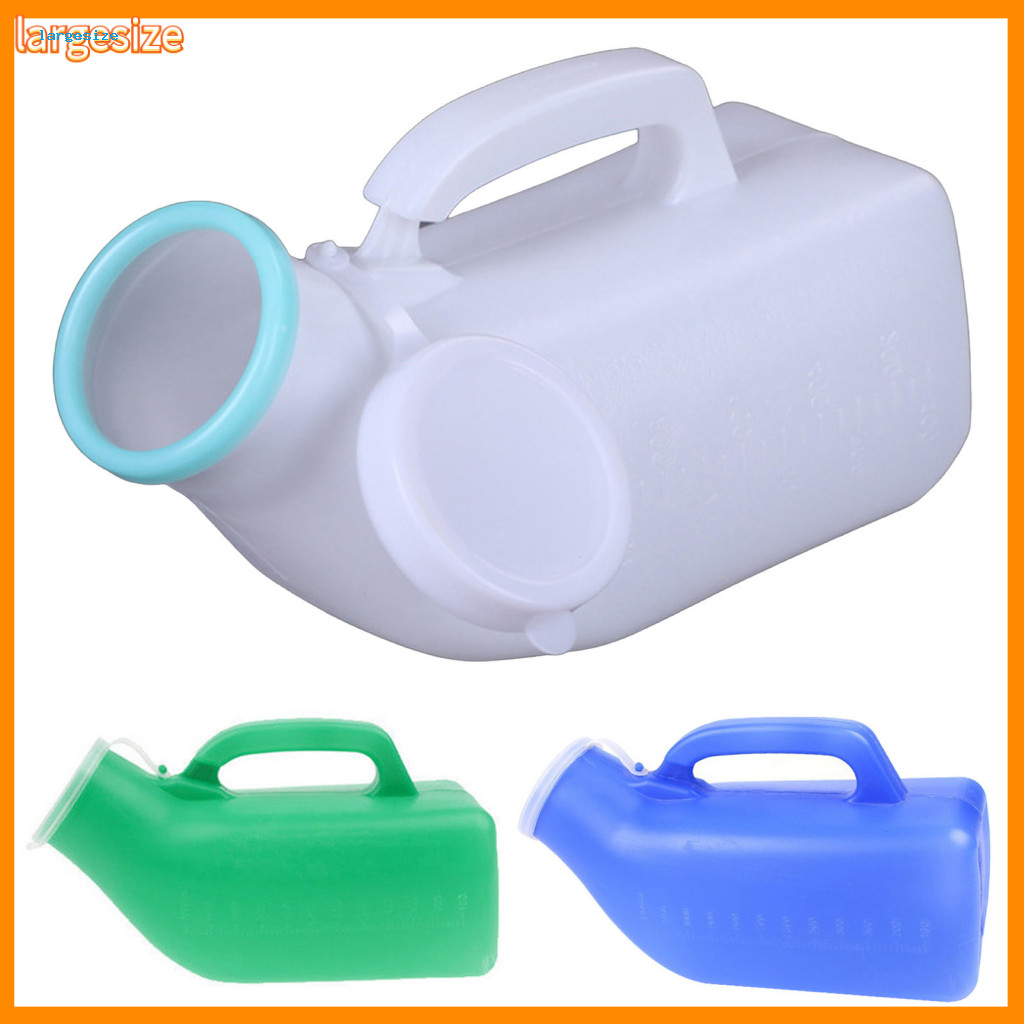largesize| 1200 ML Male Urinal with Cap Reusable Plastic Urinal Pot Men ...