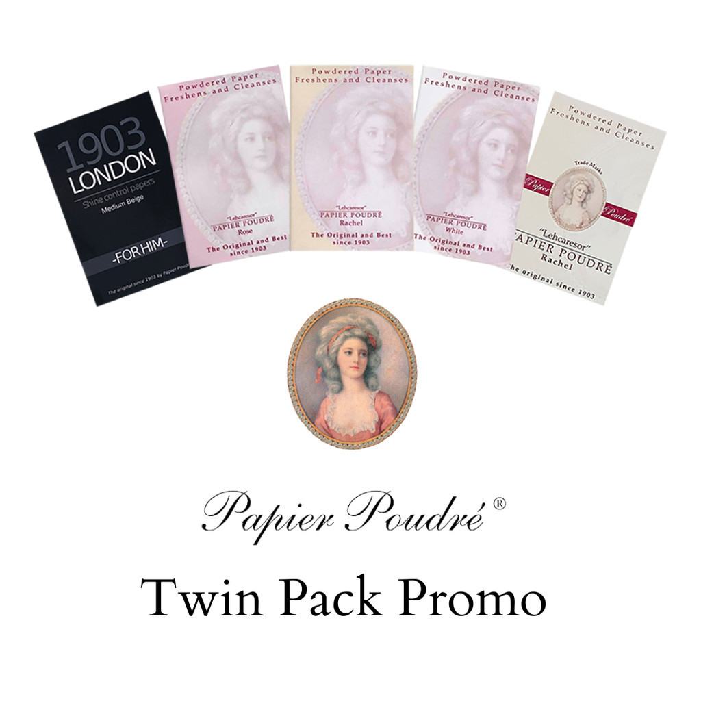 Lehcaresor Papier Poudre - Shine Control Paper Powder - Twin pack ...