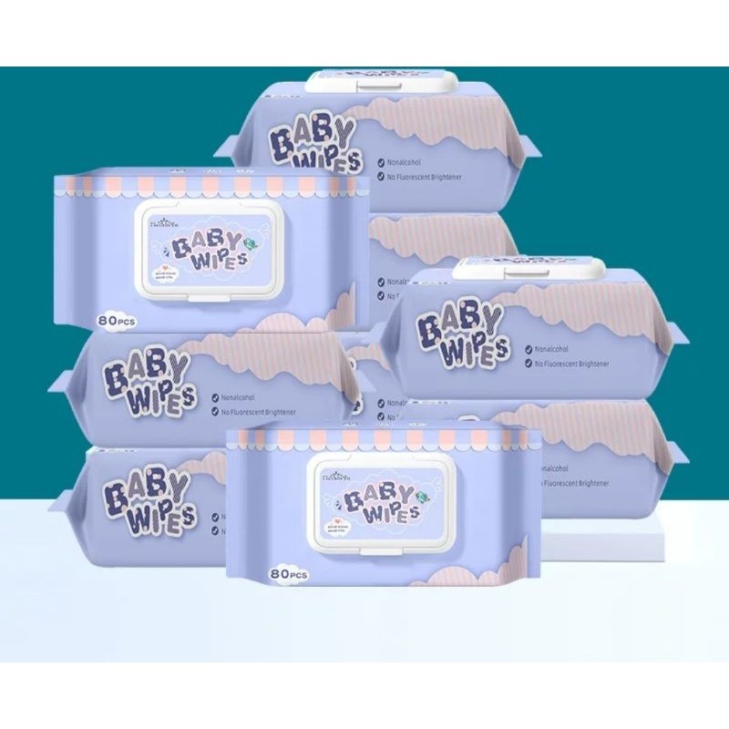 Baby Wipes/ 80Sheets /Wet Tissue /Baby Care | Shopee Singapore