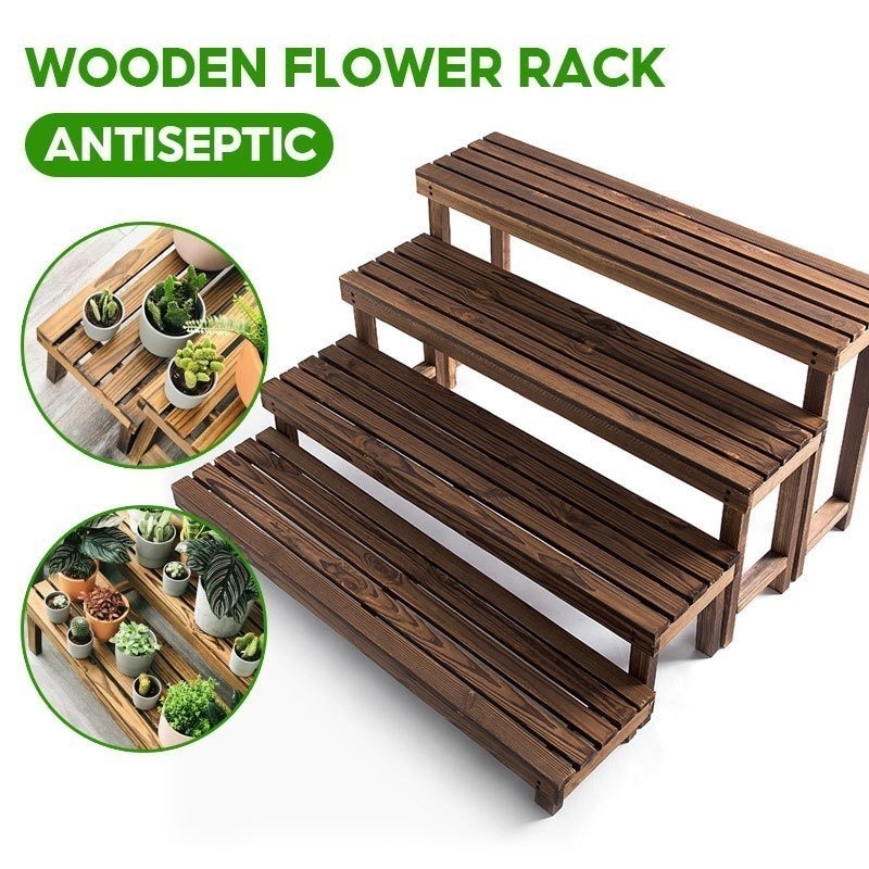 Plant Rack Flower Stand Flower Rack High Quality Solid Wood RPK5 ...