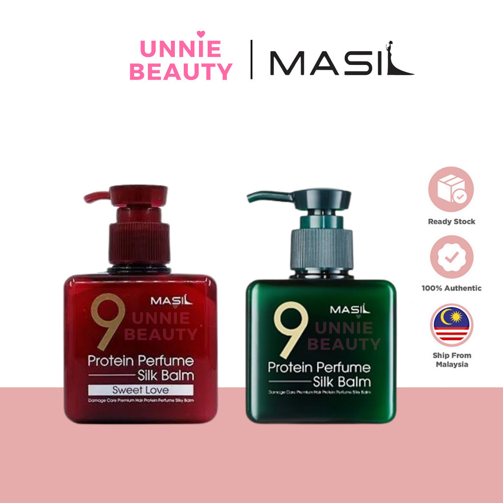 MASIL 9 Protein Perfume Silk Balm / Sweet Love 180ml 9肽香发膏 | Shopee Singapore
