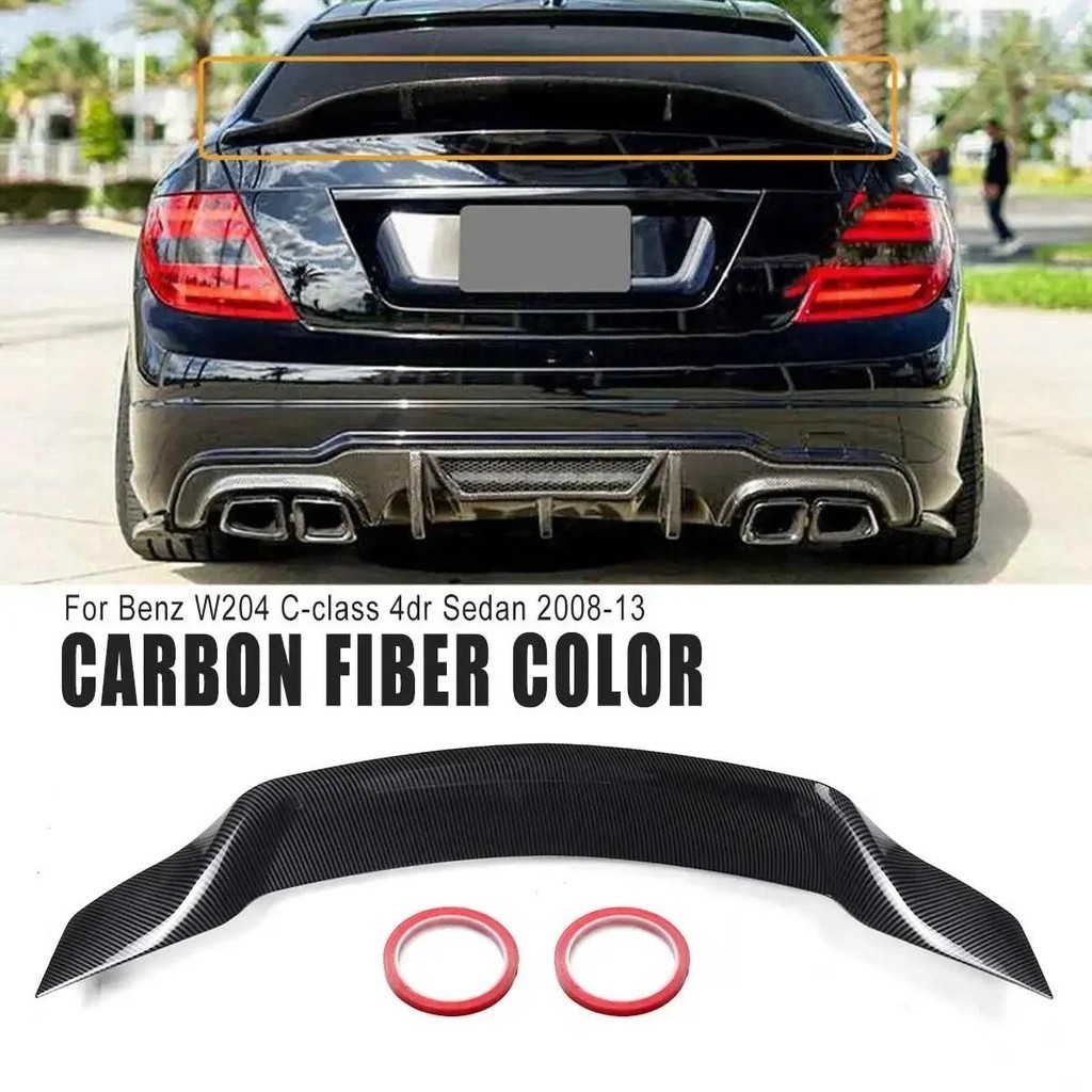 W204 Car Rear Trunk Spoiler Lip Boot Lip For Mercedes For Benz W204 C ...