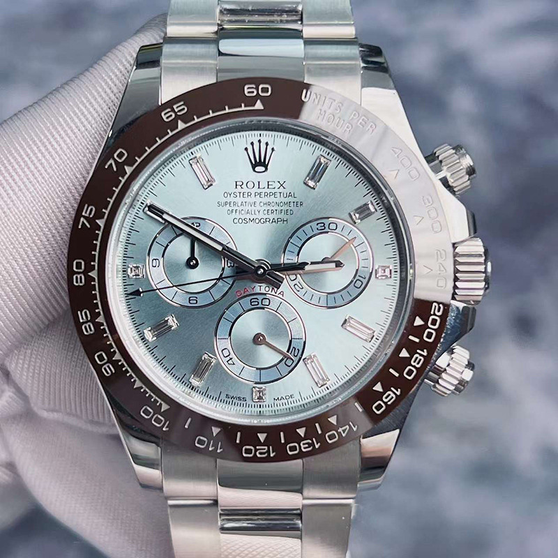 Rolex Daytona Series116506Ice Landi PT950 Platinum Diamond Scale ...