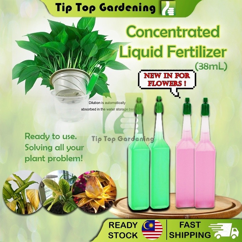 38ML NUTRIENT SOLUTION LIQUID FERTILIZER NPK 1:2:1 CONCENTRATED PLANT ...