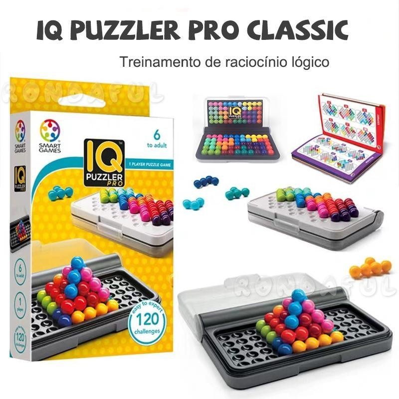 IQ puzzler pro Classic Puzzle Pyramid Plate 120 Desafios Bead Logical ...