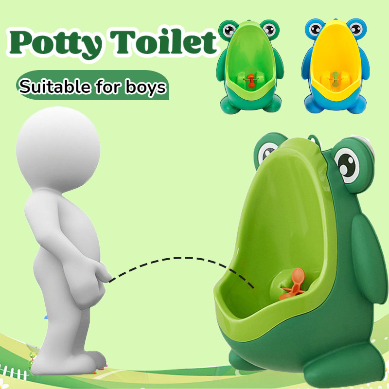 Children Potty Toilet Training Kids Frog Urinal Boys Pee Trainer ...
