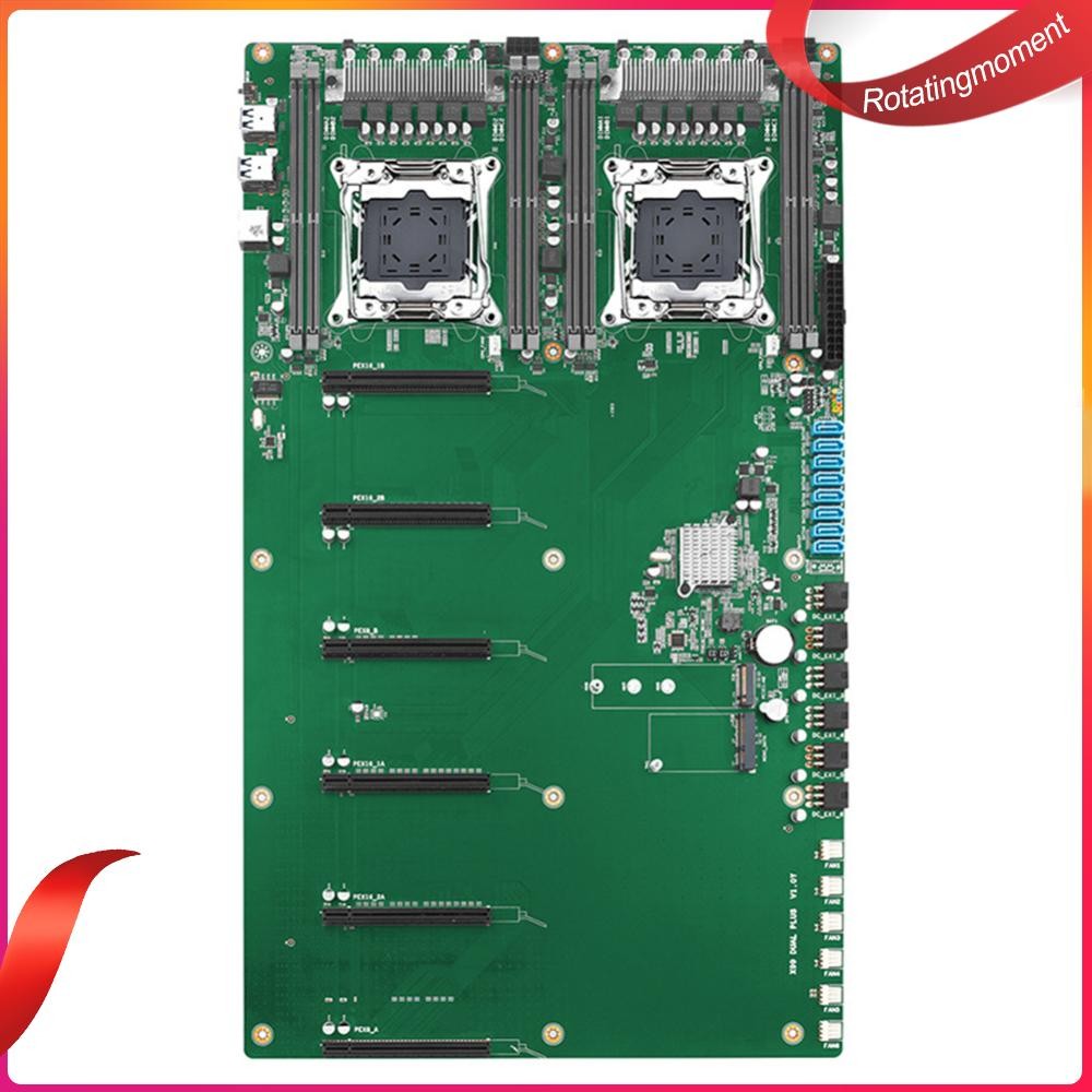 Rotatingmoment Au X99 Dual Plus Mining Mainboard 4 Usb3 0 Lga 2011 3