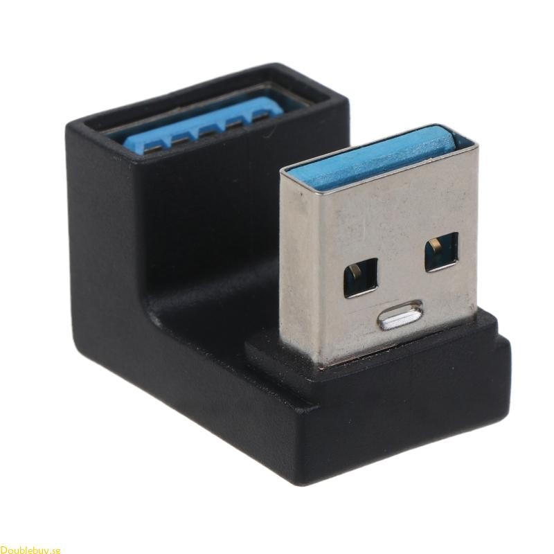 Doublebuy Up Down Angled USB 3 0 Adapter A Male to Female Extension 180 ...