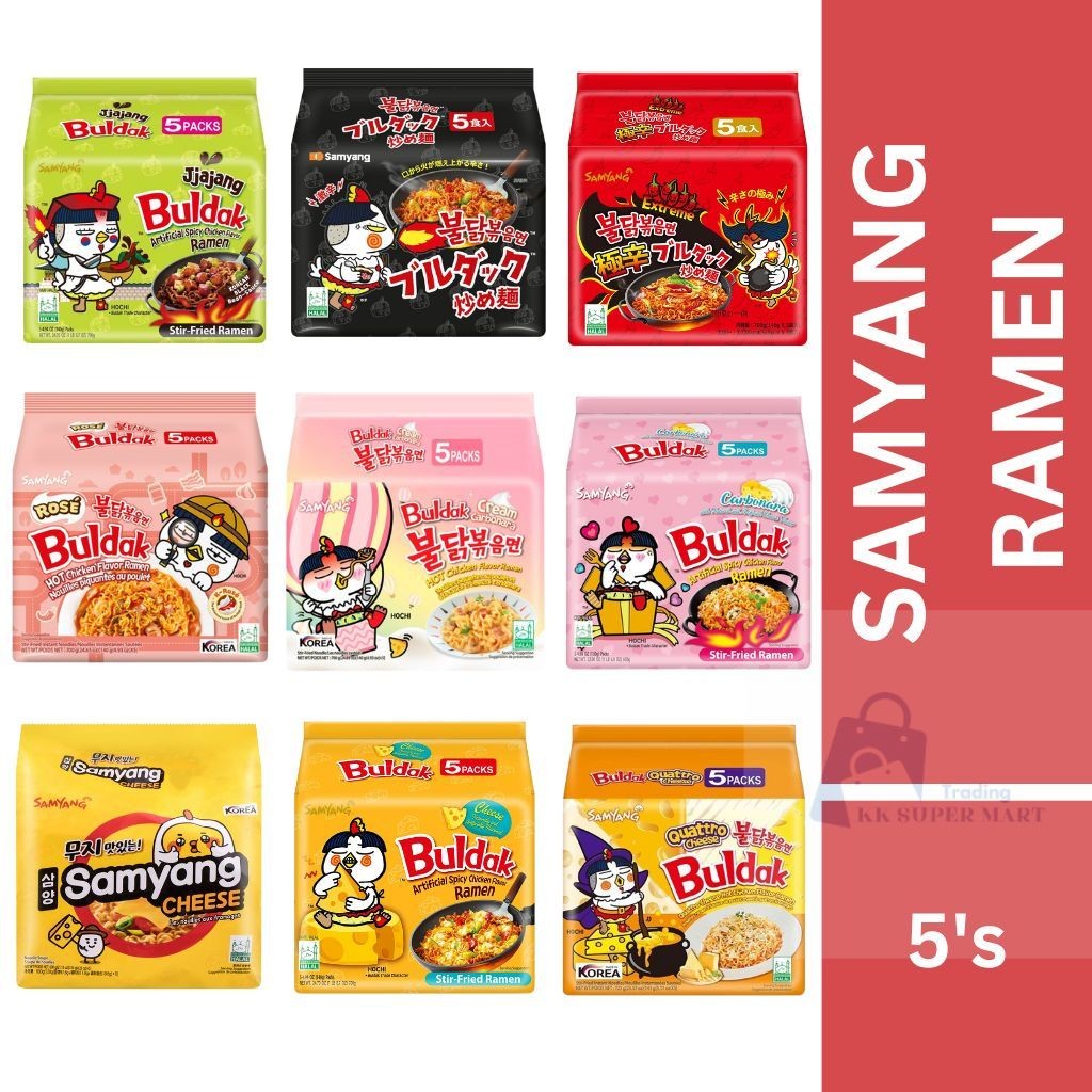 SAMYANG Buldak Ramen Halal (5's) | Shopee Singapore