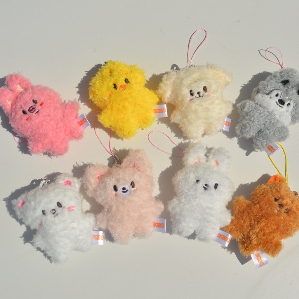 Kpop Idol Stray Kids Mini Plush Cartoon Animal Keychain Pendant ...